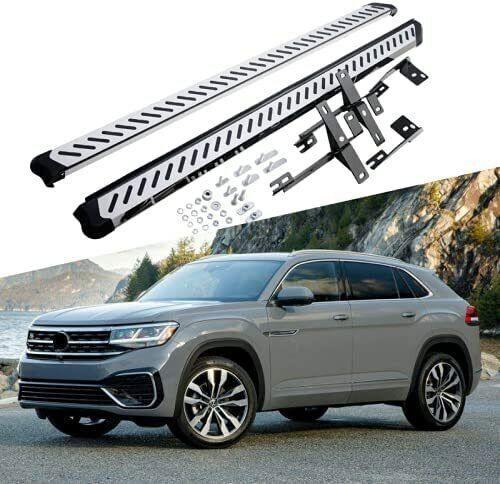 2PCS Fixed Running Board Side Step Nerf Bar Fits for 2018-2024 ...