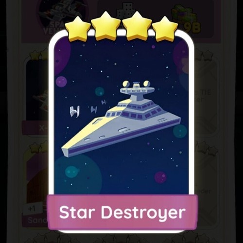 Star Destroyer_Monopoly_Go_4 Stars Sticker - ⭐⭐⭐⭐ - FAST DELIVERY | eBay