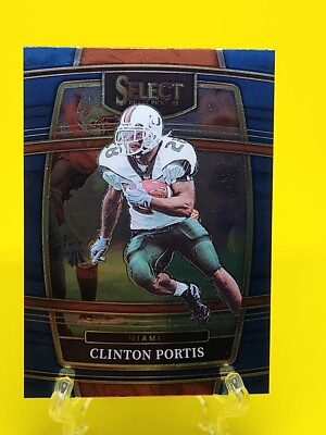 2022 Select Draft Picks Clinton Portis Concourse Miami Hurricanes #72 ...