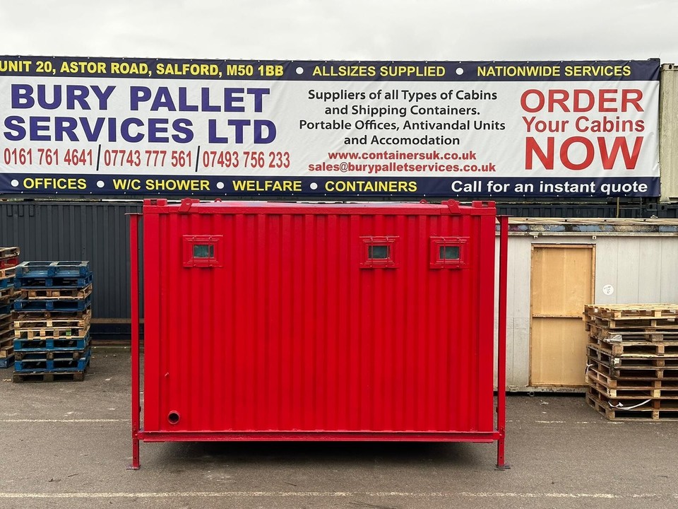 12FT X 8FT OPEN PLAN OFFICE ANTI VANDAL CONTAINER | eBay UK