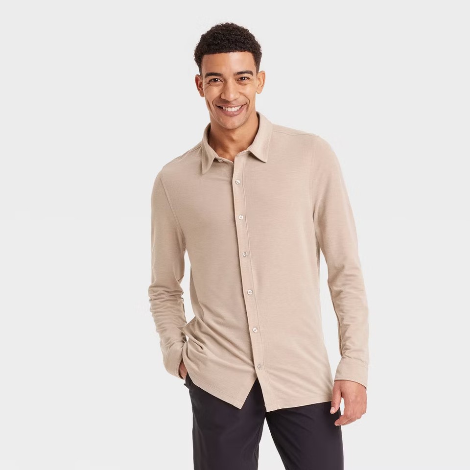 Men's Long Sleeve Commuter Shirt - All In Motion | eBay
