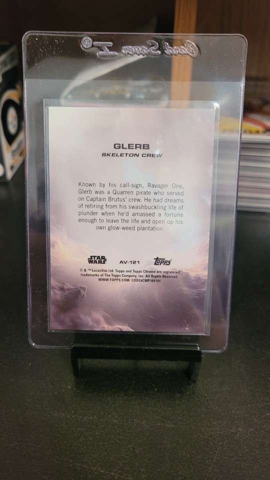 2025 Topps Chrome Star Wars GLERB NUMBERED 4/10 SSP RARE LOW PRINT | eBay