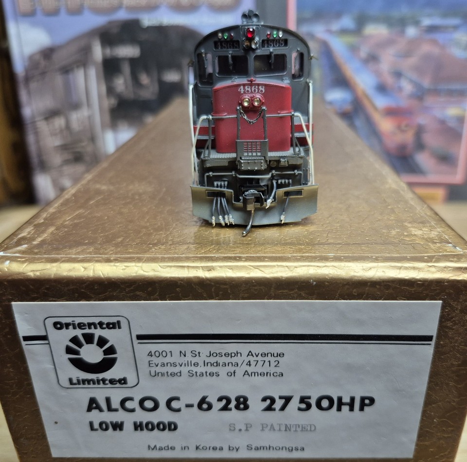 HO Brass Oriental Limited Southern Pacific/SP Alco C-628 Factory ...