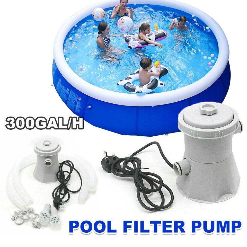 Swimming Pool Electric Filter Pump Paddling Pool Water Flowclear 220V ...
