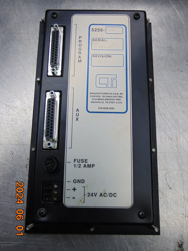 CTI CONTROL TECHNOLOGY INC 5250 5250-TI4 / 5250TI4 programmer control ...