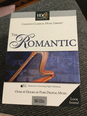 The Romantic ‘05 16 CDs Classical Music Library Collection Storage Case ...