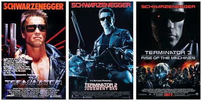 TERMINATOR 1, 2 AND 3 - CHOOSE 11" X 17" OR 12" X 18" | eBay
