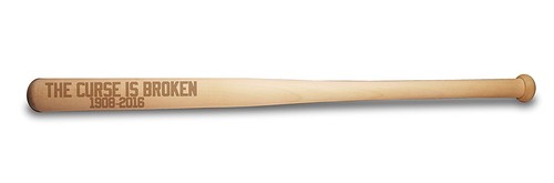 "The Curse is Broken" 18" Unfinished Wooden Commemorative Baseball Bat ...