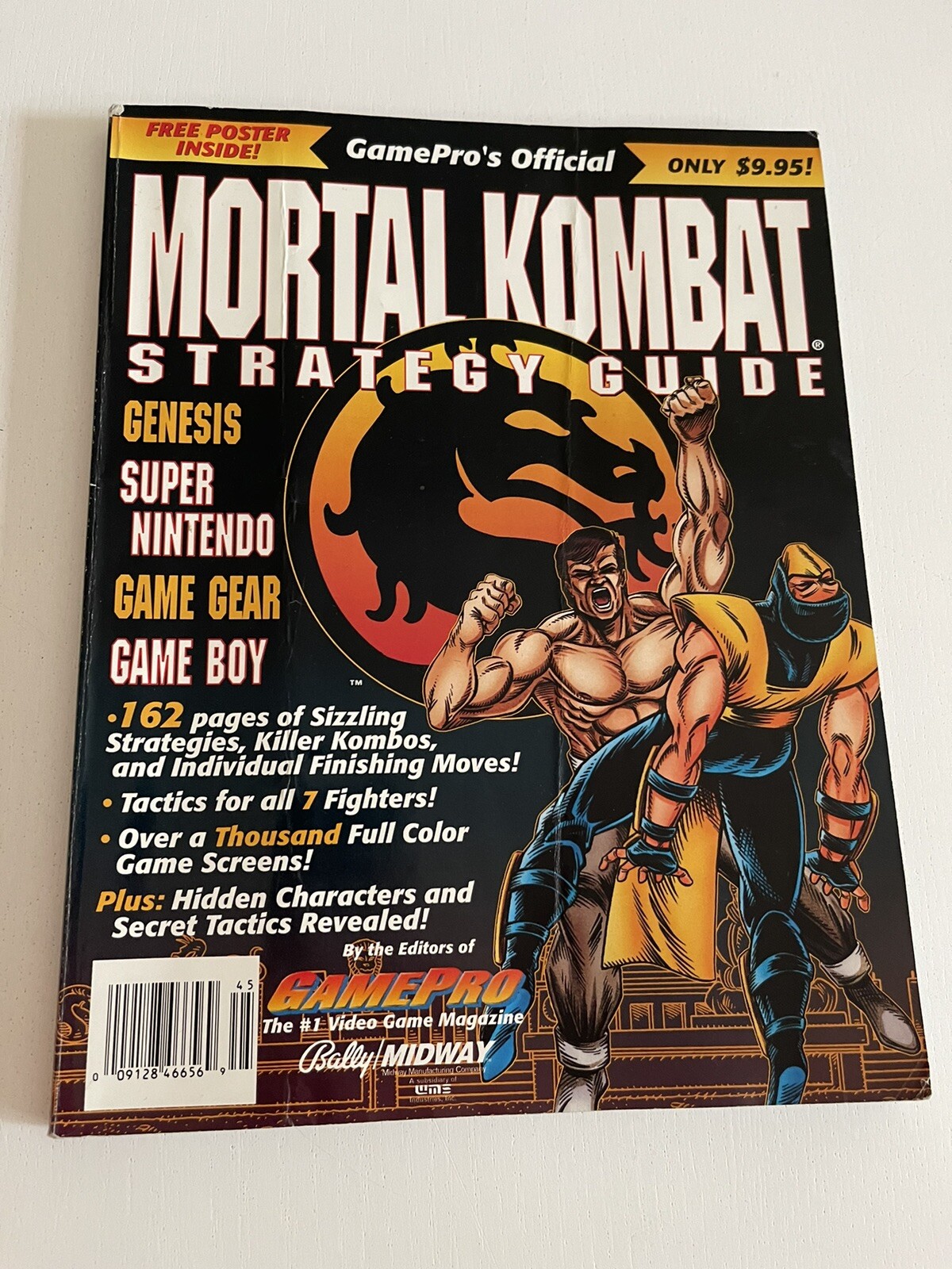 GamePro's Official Mortal Kombat Strategy Guide Magazine (no poster) | eBay