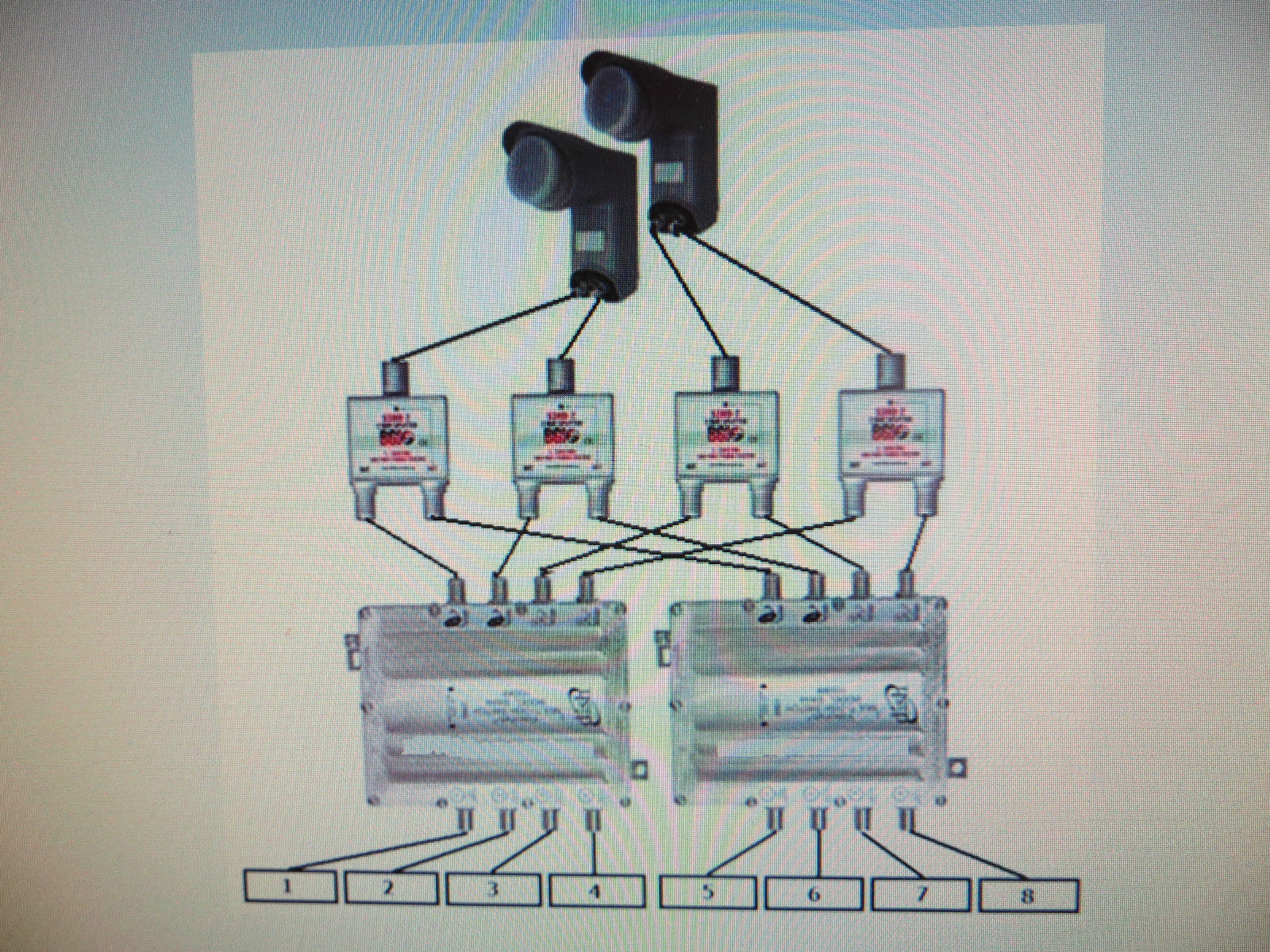 Bell TV 8 Reciever SW44 Switch Expansion Kit | eBay
