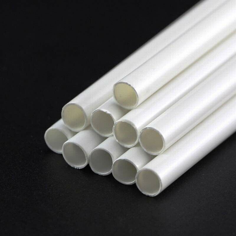 2mm-10mm Diameter ABS Round Tube Styrene Plastic Tubing Plasticard ...