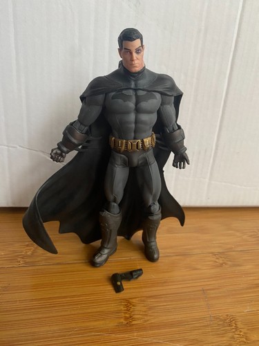 DC DIRECT ARKHAM CITY SERIES 1 BATMAN UNMASKED INFECTED ACTION FIGURE ...