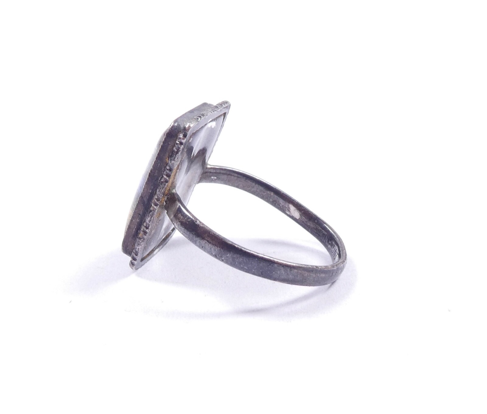 Thomas L Mott Ring Butterfly Wing Art Deco 925 Sterling Silver Palm ...