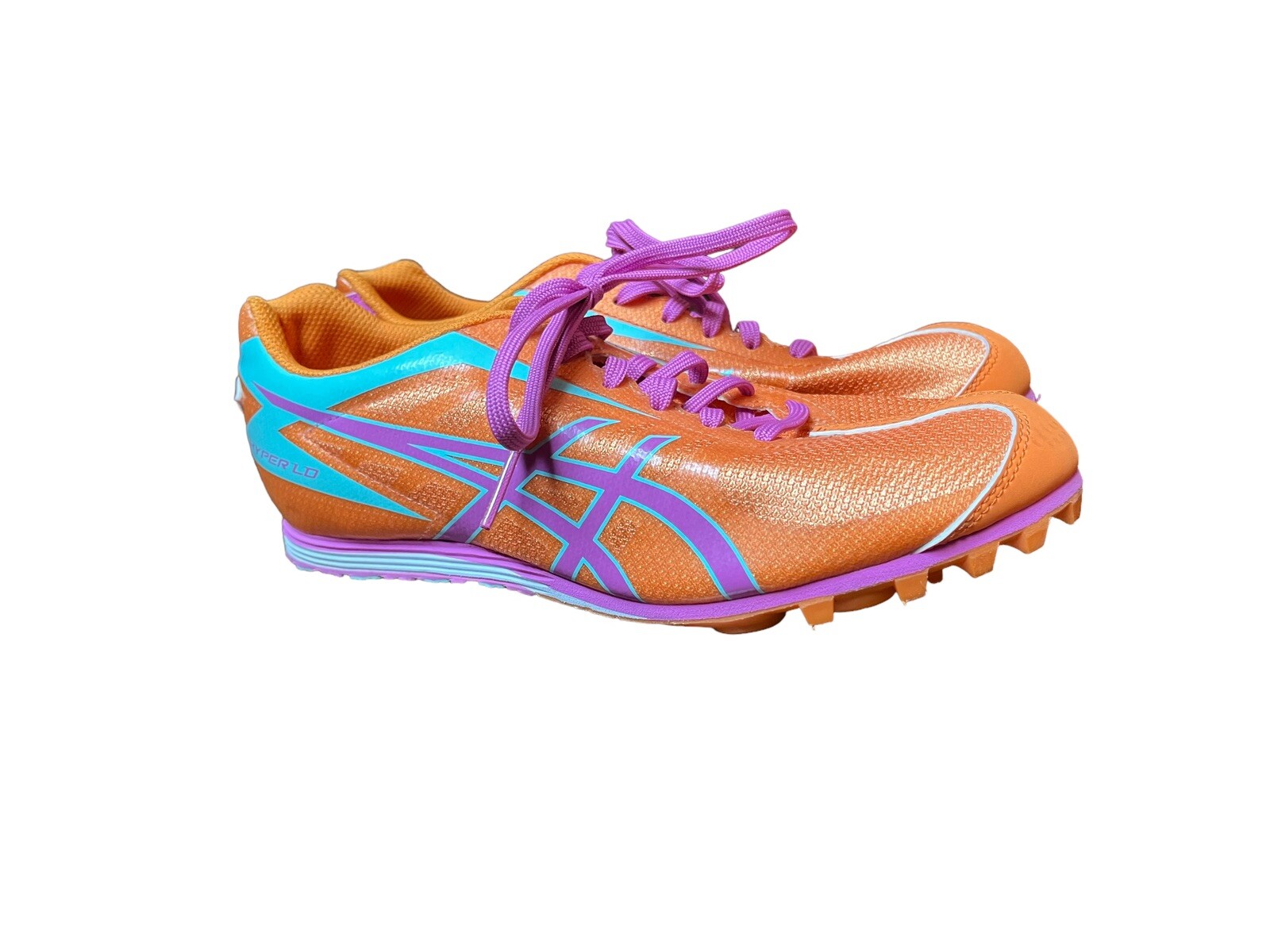 Asics Hyper LD Running Track Shoes Spikes Mango Rose … - Gem