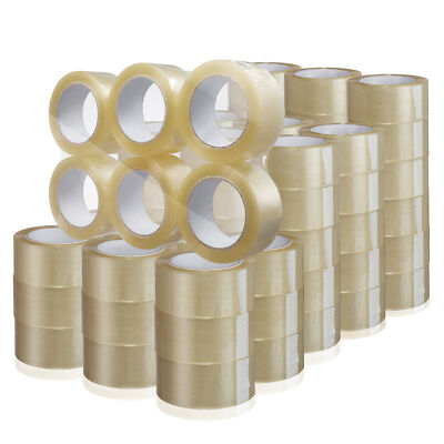 72 Rolls Clear Packing Tape Box Shipping- 1.8 mil 2" x 110 Yards | eBay