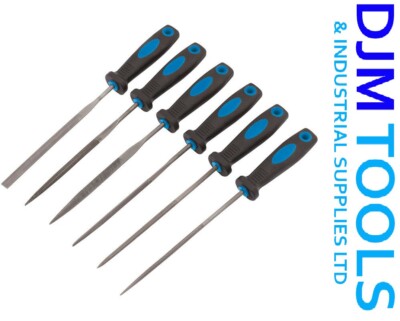 Draper 83480 150mm Soft Grip Needle File 6 Piece Set | eBay