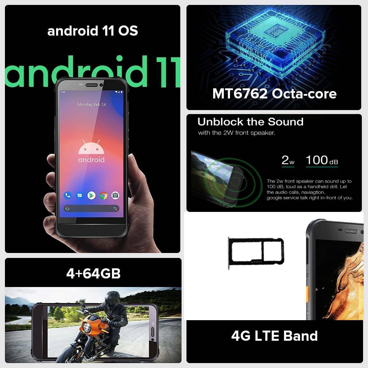 AGM H3 - 64GB - Black (Unlocked) (Dual SIM) for sale online | eBay