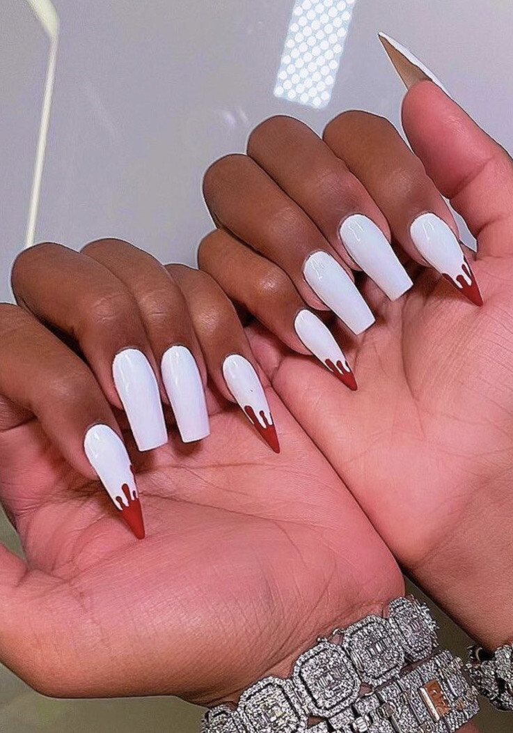 Vampire Teeth Nails