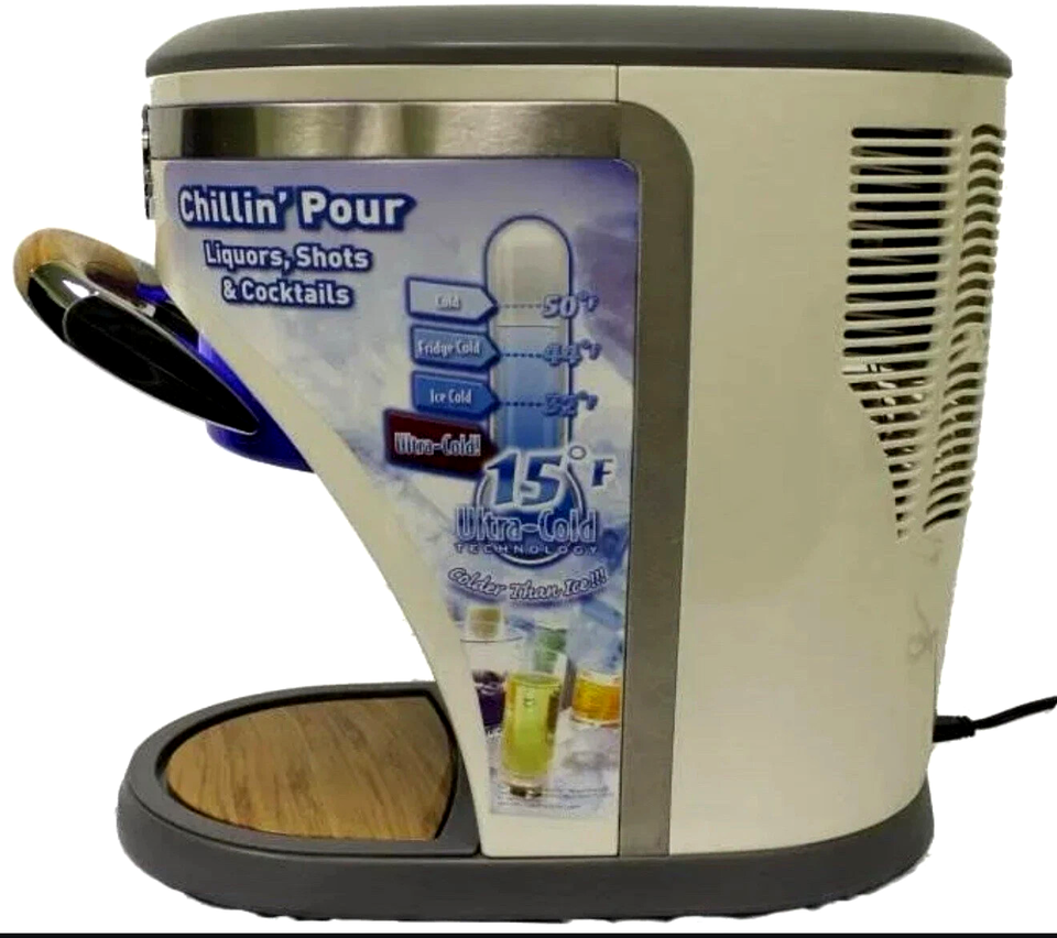 MARGARITAVILLE CHILLIN' POUR Liquor Chiller Shot Machine Dispenser ...