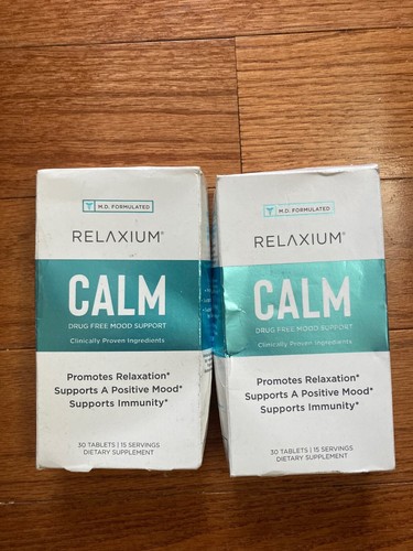 2x LOT Relaxium Calm Mood Support Positive Relaxation Immunity 30 ...