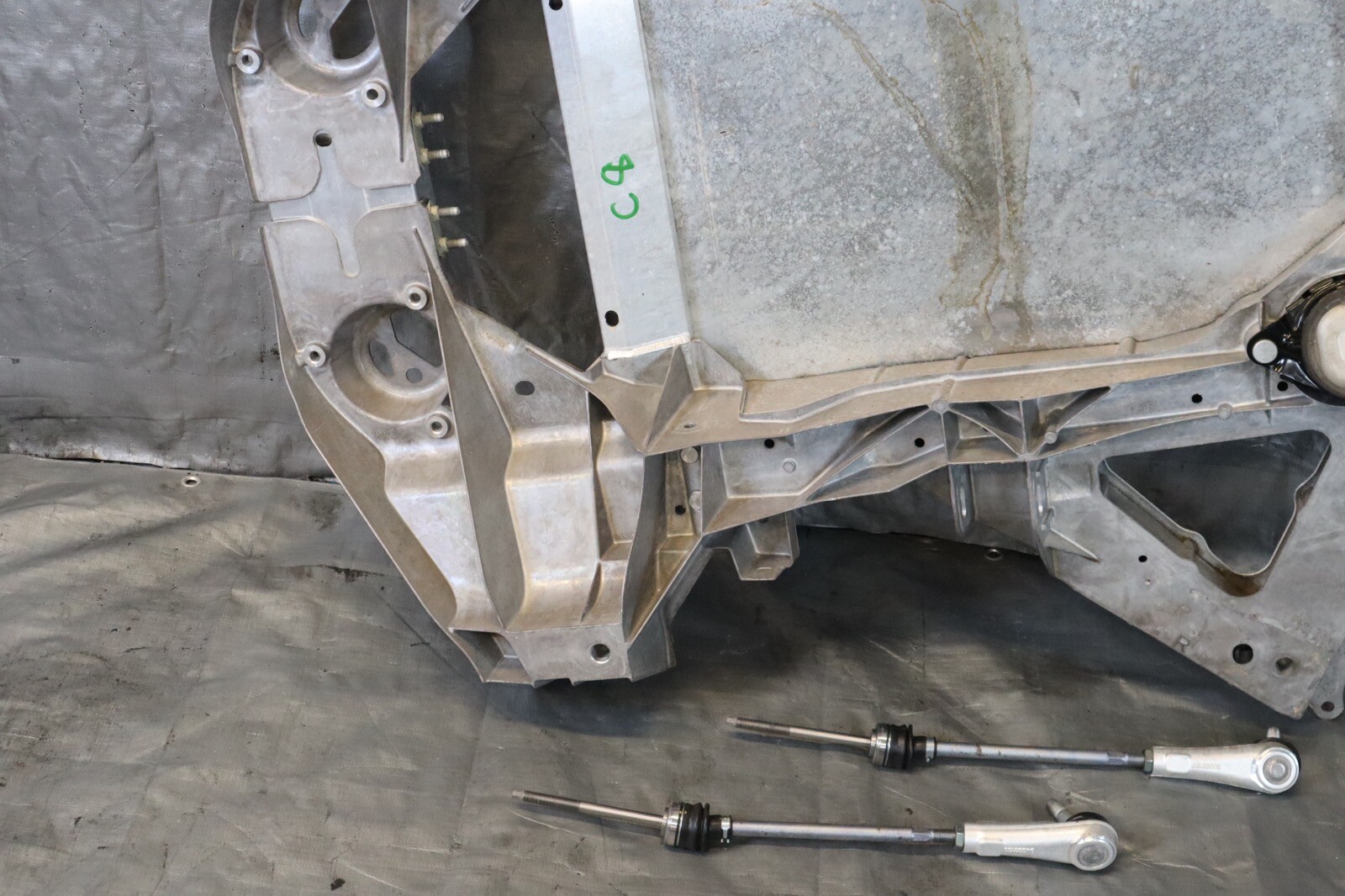 2020 CHEVROLET CORVETTE 2LT C8 Z51 6.2L OEM REAR ENGINE CRADLE SUBFRAME ...