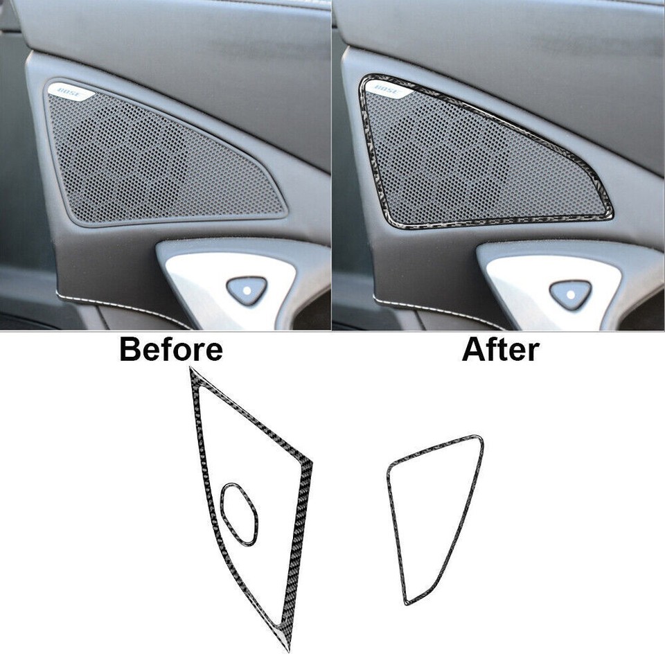 44Pcs Carbon Fiber Full Interior Kit Cover Trim For Chevrolet Corvette ...