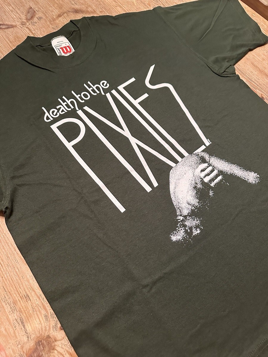Vintage 90s NOS Pixies Tshirt Death To The Pixies Green Vintage 90s NOS Pixies Tshirt Death To The Pixies Green