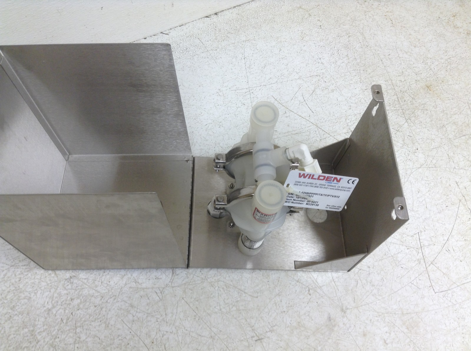 Ecolab Wilden 00-9821 M229130 Positronic Model TW Pump A.025B/PPPP/TX ...