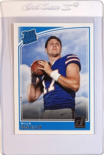 2018 PANINI DONRUSS #304 JOSH ALLEN RATED ROOKIE RC BUFFALO BILLS | eBay