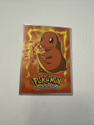 Charmander Topps Movie Edition Non Holo Pokemon 1999 #4 WOTC Vintage | eBay