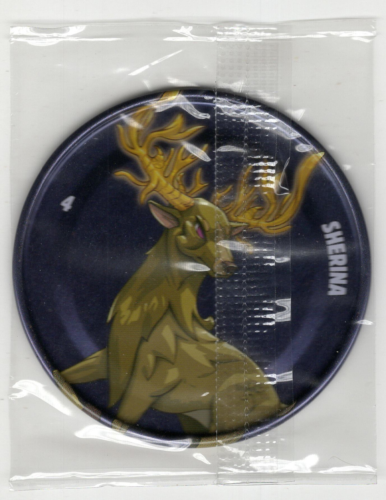 CHIPICAO HERCULES SERIES METAL POG TAZOS No. 4 SHERINA NEW SEALED FROM ...