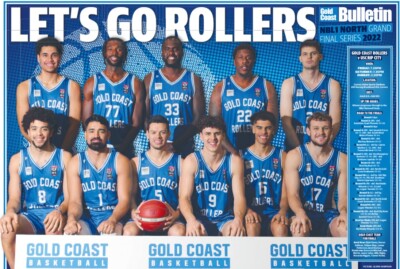 Gold Coast rollers BASKETBALL TEAM POSTER, NBL ,Sydney kings, Melb ...