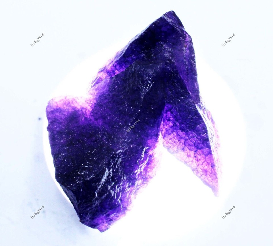 Huge Size Purple Sapphire Rough 565 Ct Natural Uncut LOOSE CERTIFIED ...