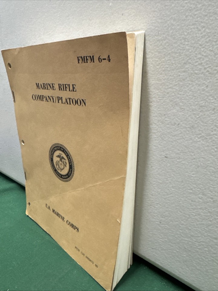 USMC Marine Rifle Company Platoon Manual FMFM 2-17-78 | eBay