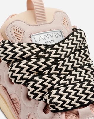Lanvin Curb Zigzag Low-Top Sneakers New Designer Casual Lanvin Curb Zigzag Low-Top Sneakers New Designer Casual
