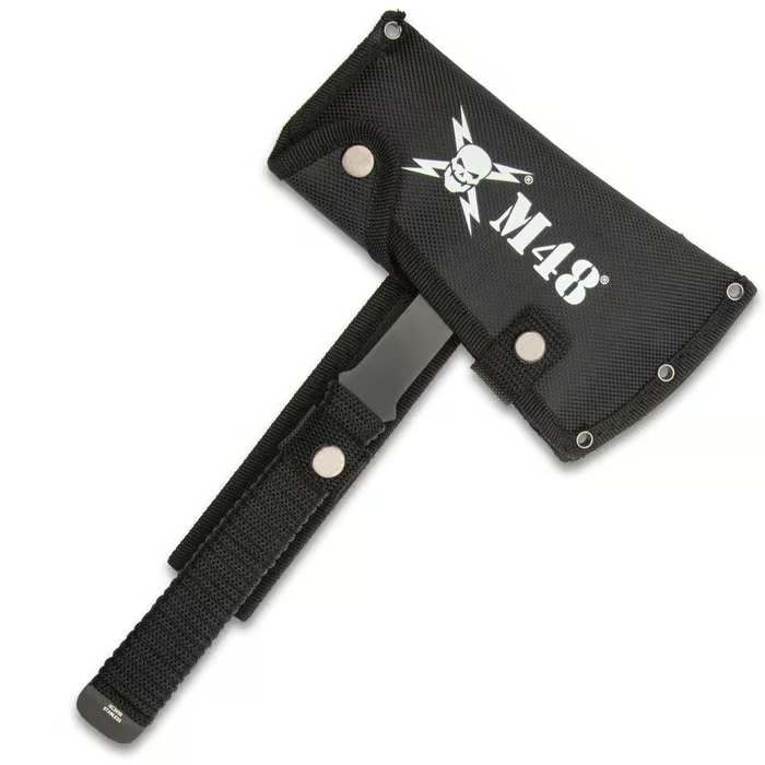 M48 Triple Throwing Axe Set 3 Tomahawks Axes Spike Knife Full Tang ...