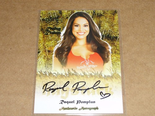 2015 Benchwarmer RAQUEL POMPLUN #47 Daizy Dukez Haystack Gold Foil Auto ...