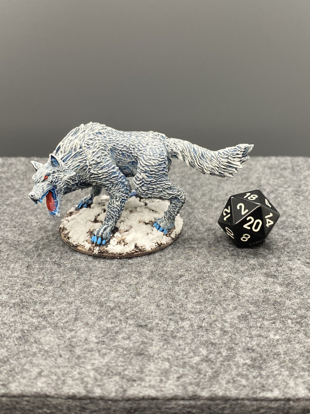 Painted Winter Wolf Nolzur’s D&D dundeons and dragons rpg monster ...