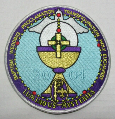 National Catholic Committee On Scouting Luminous Mysteries Patch 5" BSA ...