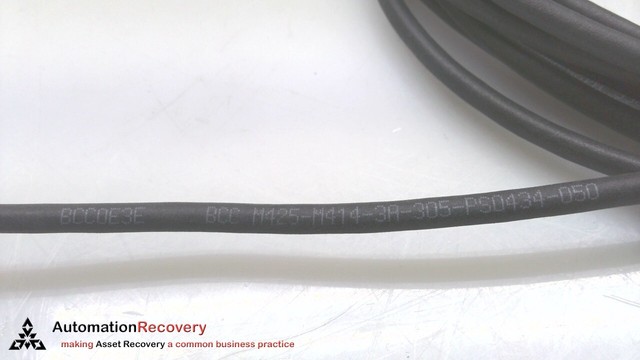 BALLUFF BCC0E3E DOUBLE ENDED CORDSET BCC M425-M414-3A-305-PS0434-050 ...