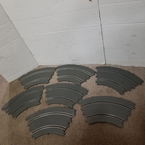 7x Vintage 1965 Revell 1/32 Scale Slot Car 14" Radius Curve Track ...
