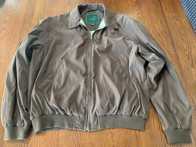 Bomber Jacket WP L Weatherproof Windbreaker Khaki Brown Tan Lightweight ...