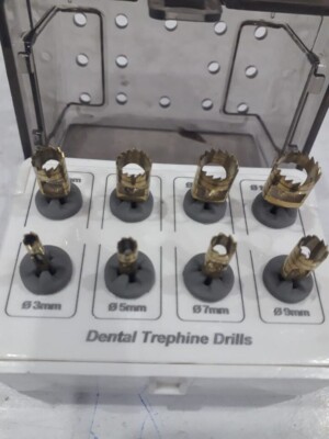 Dental Trephine Kit 8 Pcs Implant Bone Surgery Set | eBay