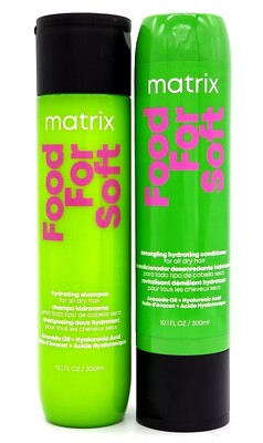 Matrix Food For Soft Hydrating Shampoo and Conditioner 10.1oz Set w ...