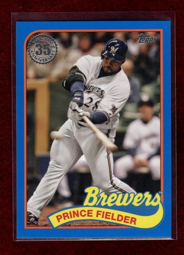 PRINCE FIELDER 2024 TOPPS '89 TOPPS BLUE PARALLEL MILWAUKEE BREWERS | eBay