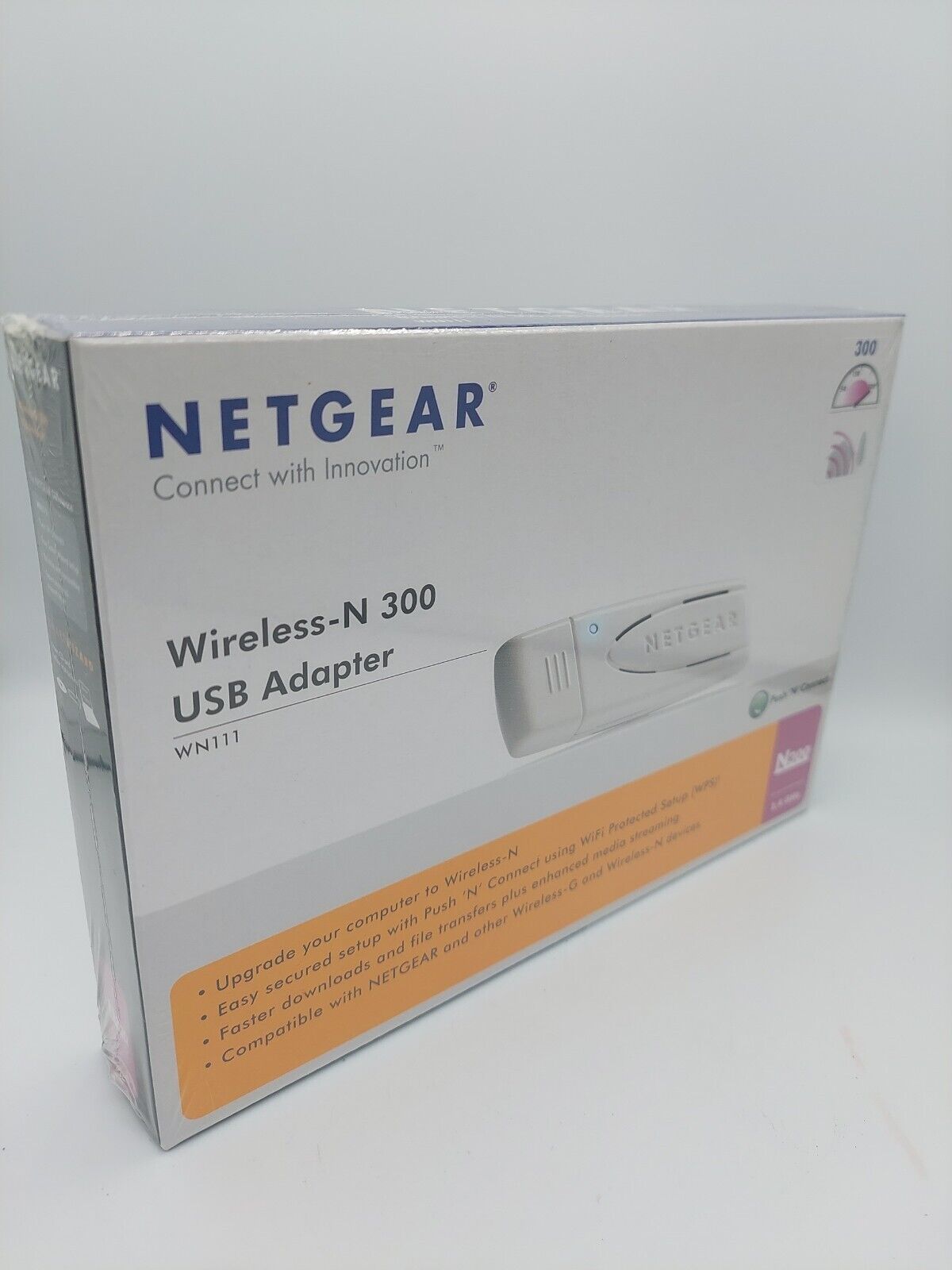 NEW - NetGear Wireless-N300 USB WiFi Adapter Model WN111 (300Mbps) B,G ...