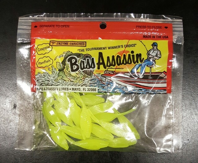 Bass Assassin - 1 1/2" Tiny Shad Chart Silver Glitter 20 Count for sale ...