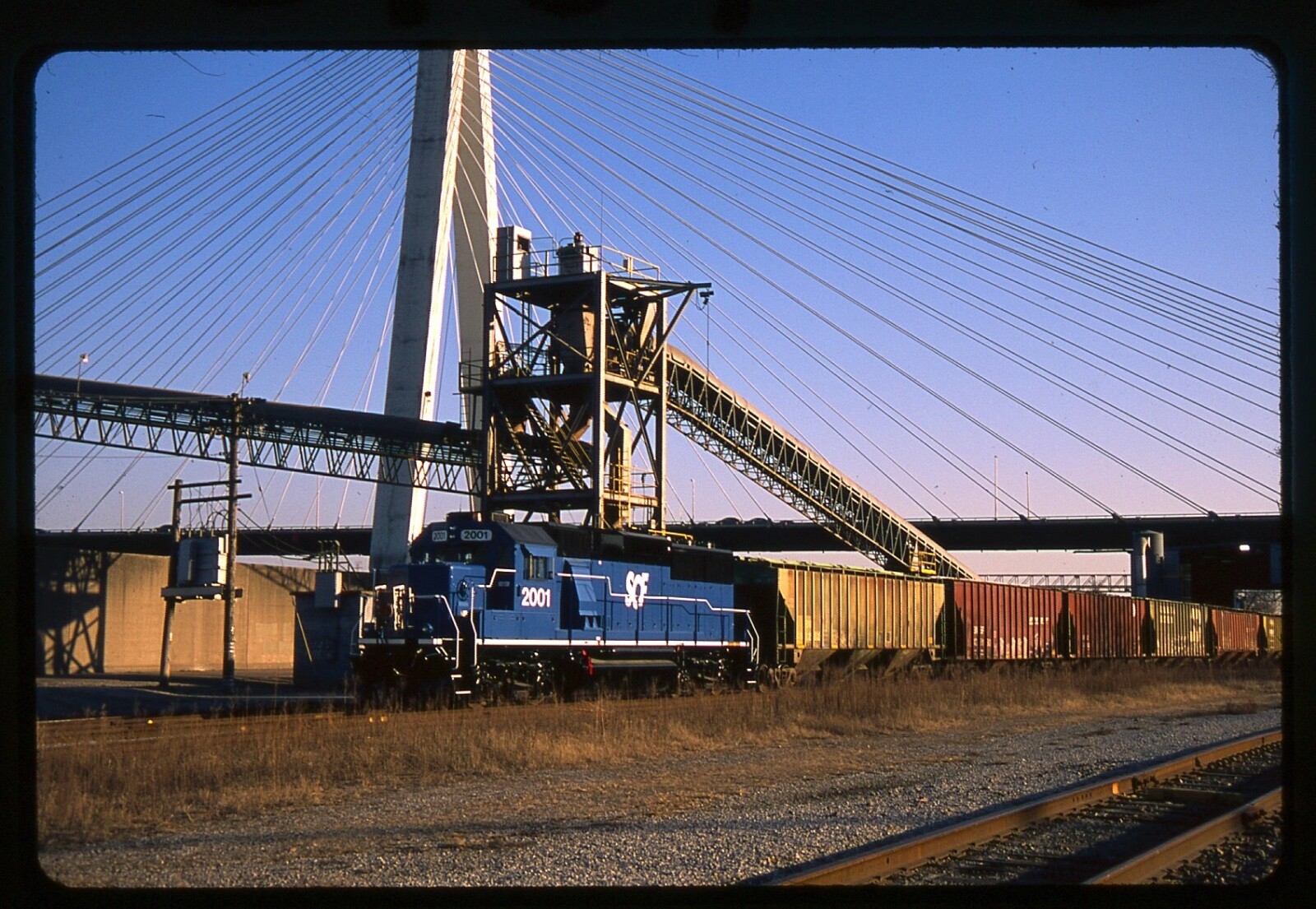 Railroad Slide - SCF #2001 GP59 Locomotive 2020 St. Louis Missouri ...
