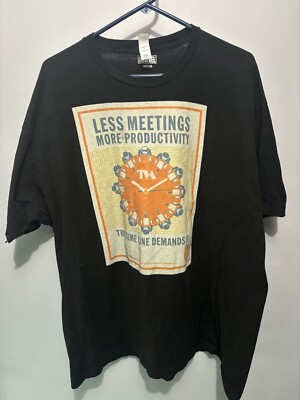 Marvel Loki TVA Box Lunch “Less Meetings More Productivity” Shirt XXL ...