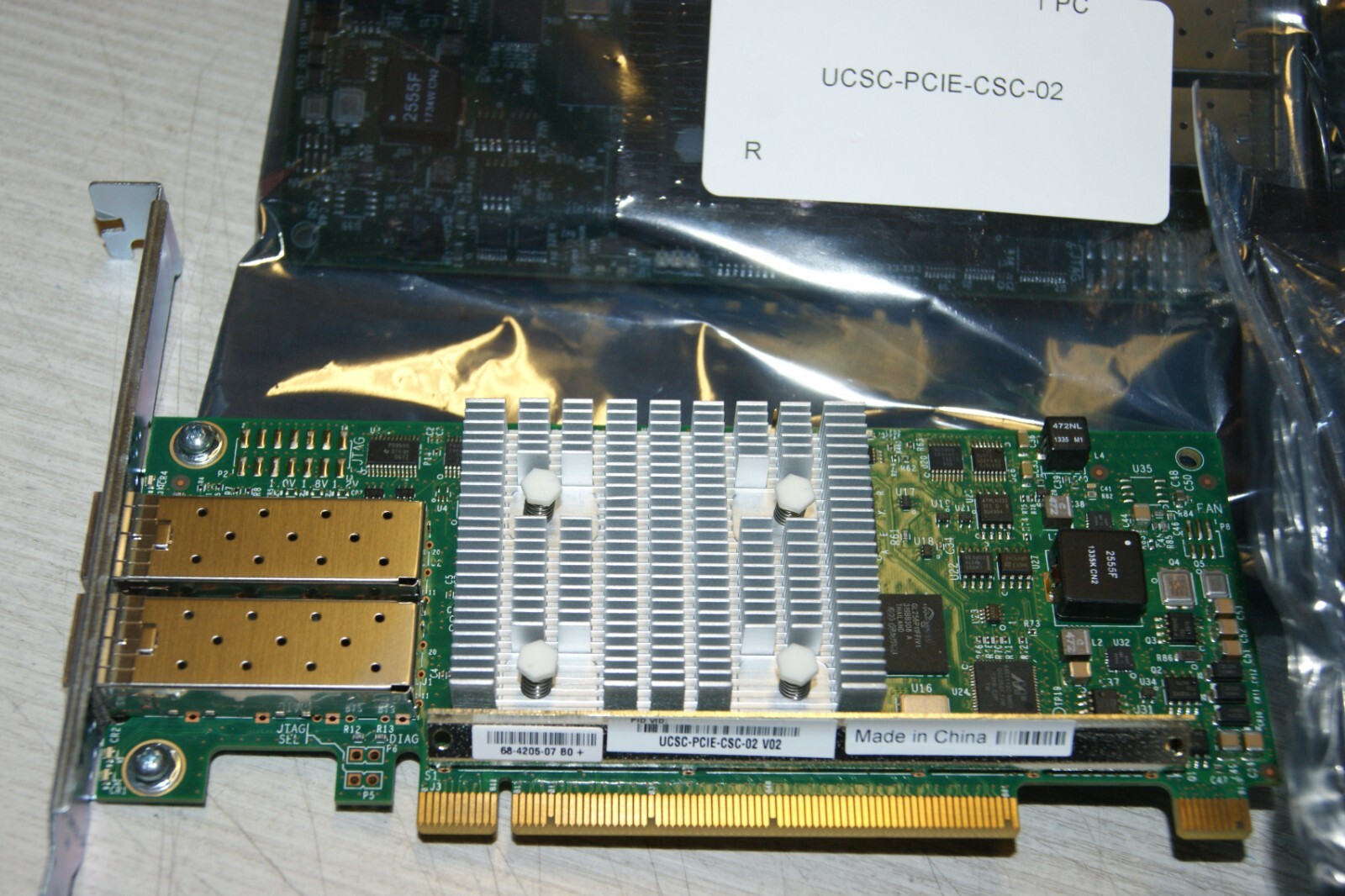Lot of 7 Cisco Virtual Interface Cards UCSC-PCIE-CSC-02 Dual Port 10GB ...